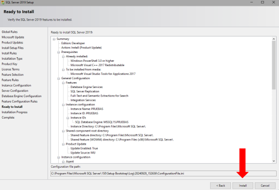 Práctica 1. Instalación y configuración de SQL Server | SQL_SERV